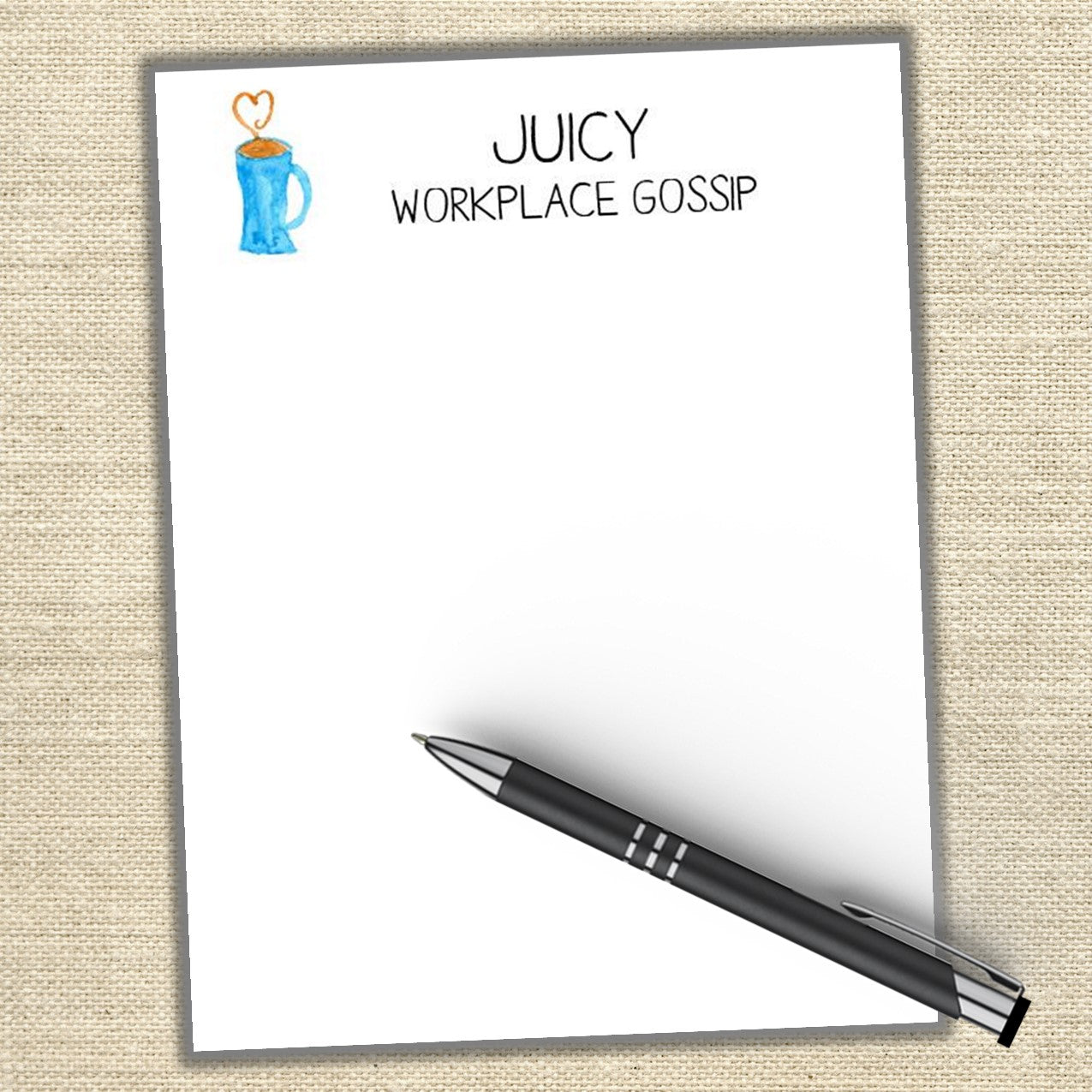 Funny Handmade Notepads that Curse by Bello Boopie